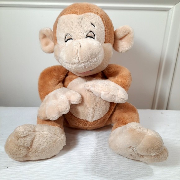 Toys | Nuby Baby Monkey Plush Luv N Care Tickle Toes Giggling Laughing ...